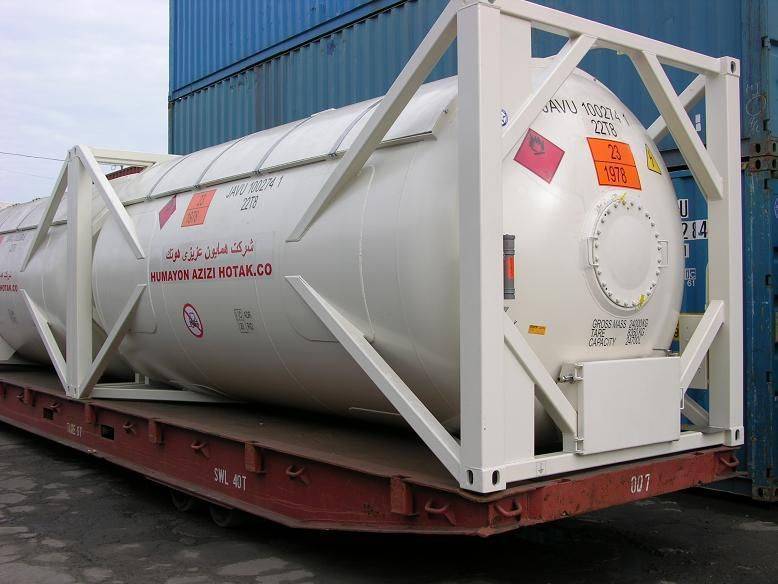 Tank container type UN T50 (IMO5) for LPG, Buy from Roko Intermodal ...